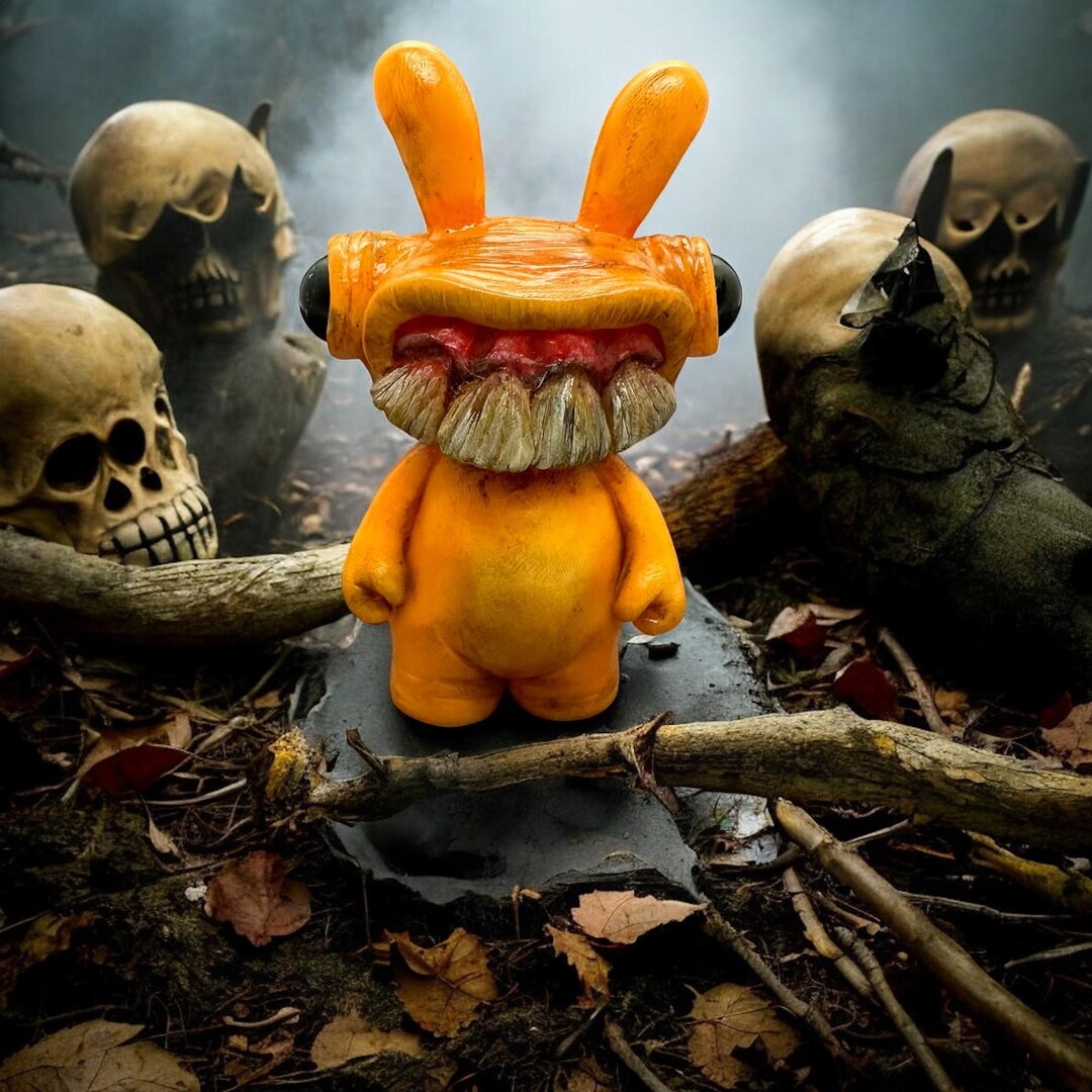 Toothy Monster Figurine ,creepy Cute Halloween Décor - Etsy
