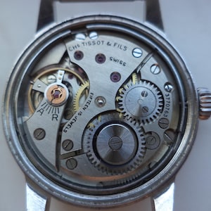 TISSOT Vintage _ Military _ Stainless Steel - Etsy