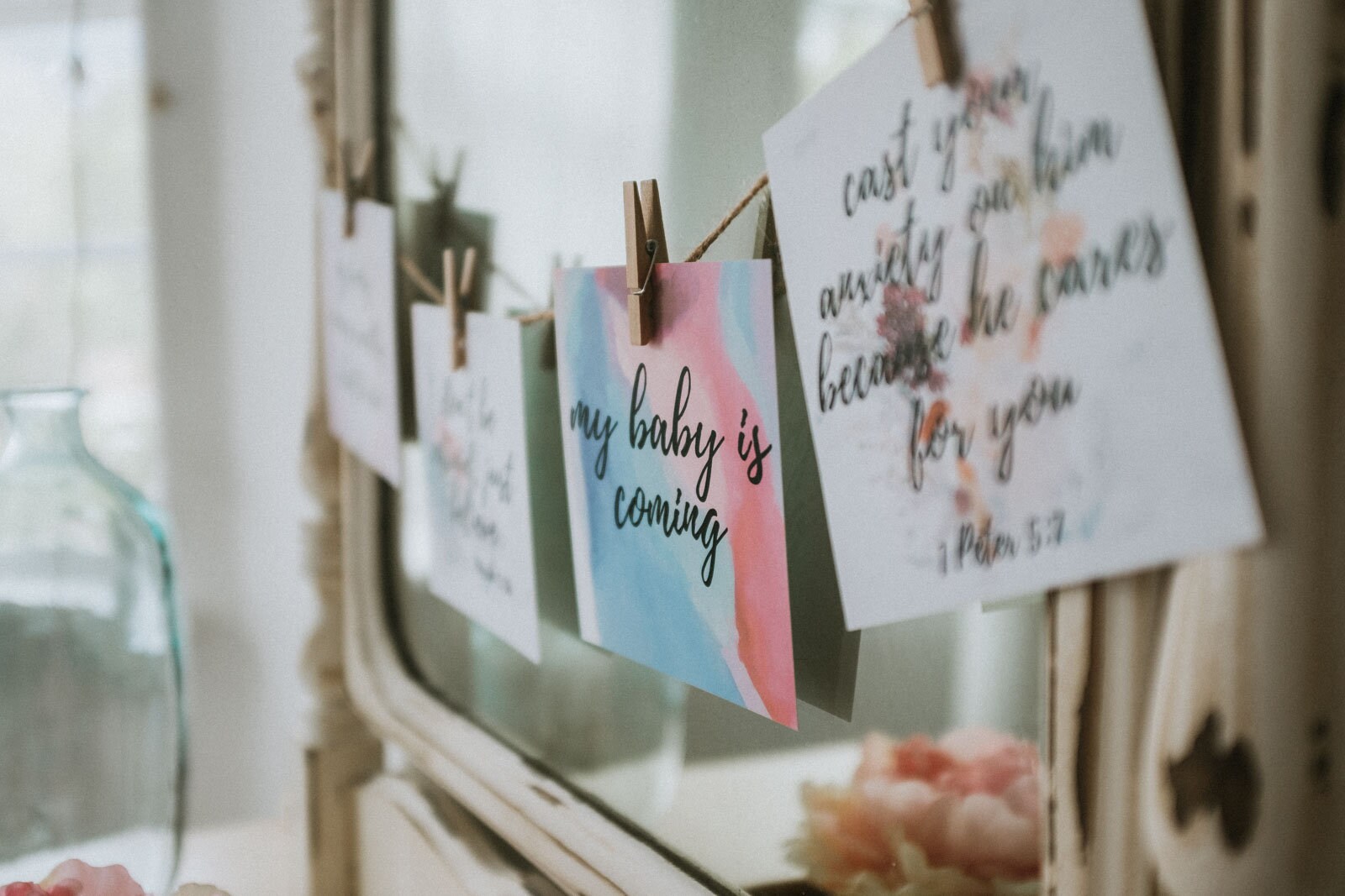 Spiritual Birth Affirmation Cards | Instant Download - Etsy