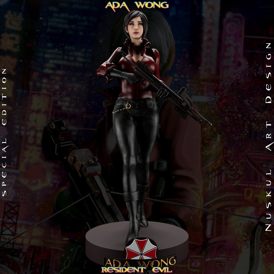 ADA WONG 1/6 Scale Unpainted Statue - Etsy