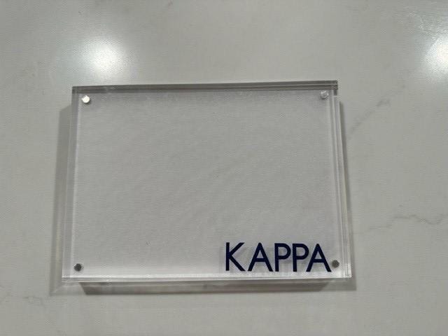 Monogrammed Acrylic Picture Frames / Pledge Gifts, Graduation Gifts ...