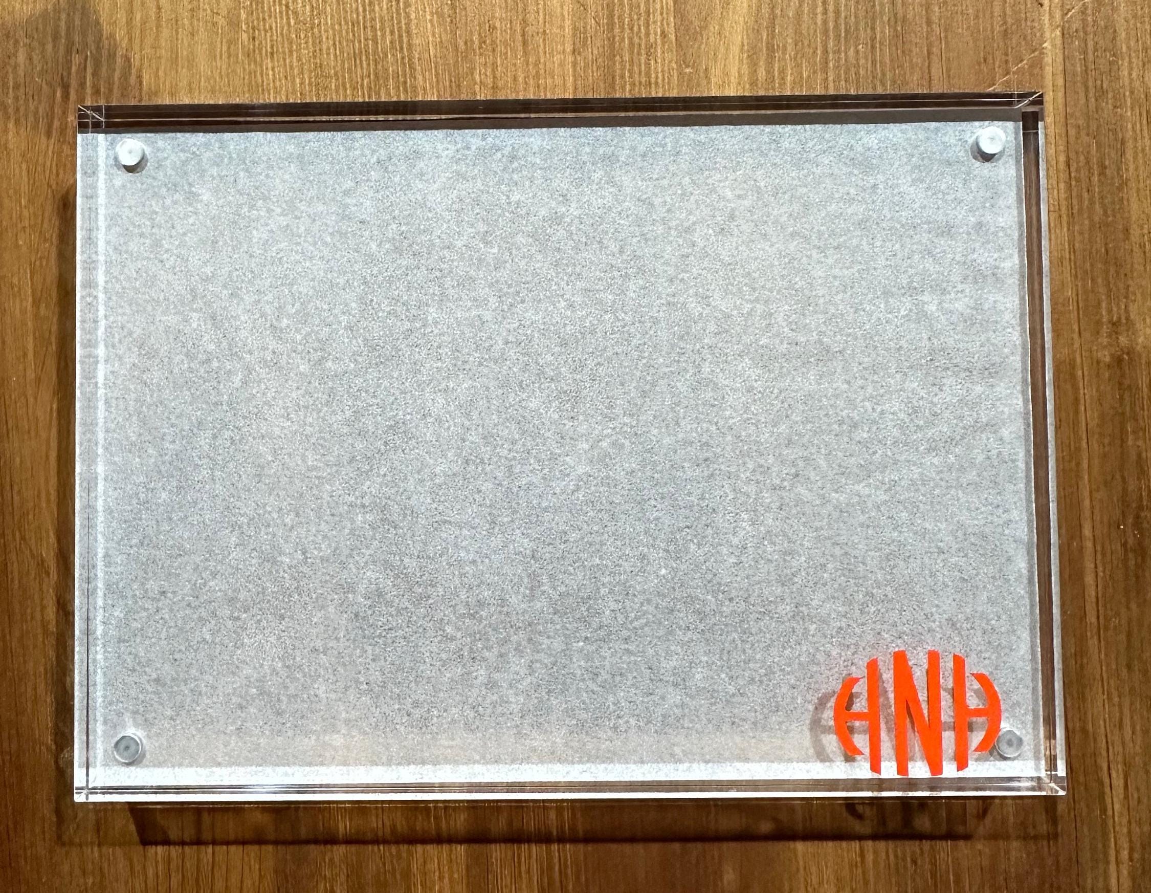 Monogrammed Acrylic Picture Frames / Pledge Gifts, Graduation Gifts ...