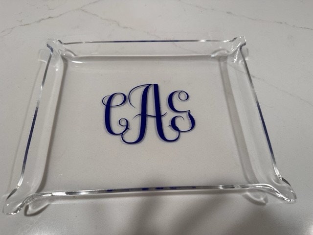 Monogrammed Acrylic Trays, Pledge Gifts, Graduation Gifts, Teacher ...