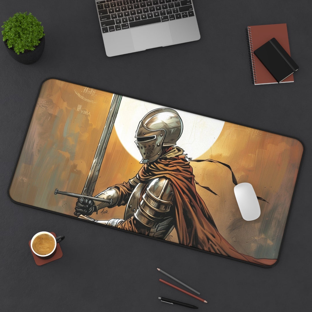 Medieval Knight Inspired Desk Mat - Etsy