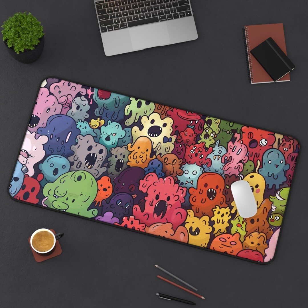Slime Monster Inspired Desk Mat - Etsy