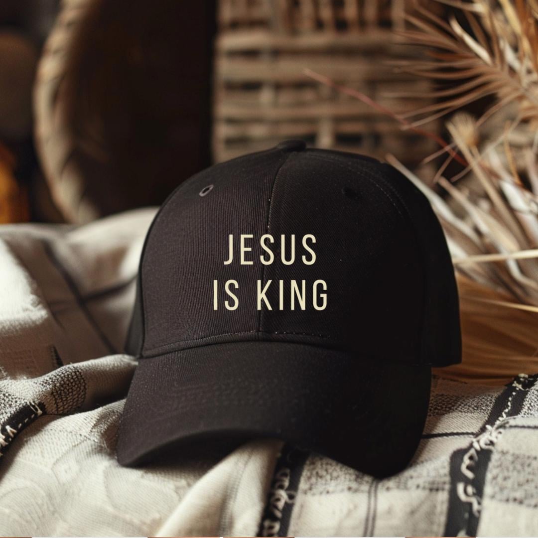 Jesus is King Baseball Cap for Men and Women, Christian Apparel ...