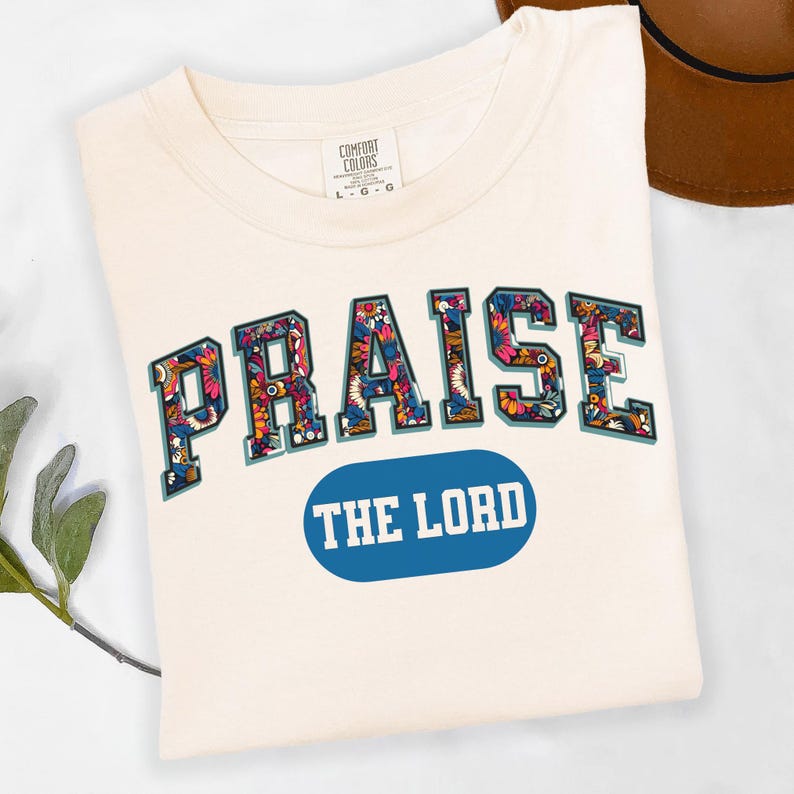Praise the Lord Christian T-shirt: Bible Verse Religious Tee - Etsy