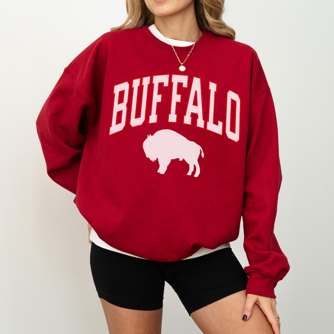 Vintage Buffalo Football Sweatshirt: Trendy Buffalo Shirt - Etsy