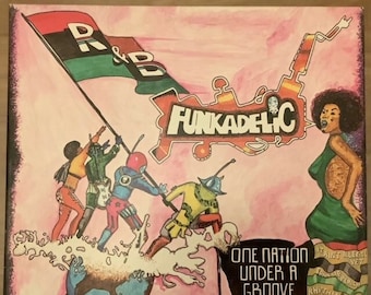 Parliament Funkadelic One Nation Under A Groove Autographed by George ...