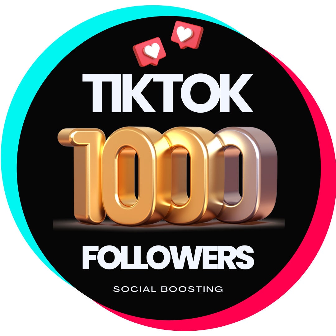 1000 Real Tiktok Followers, Social Media Manager, Buy Followers - Etsy