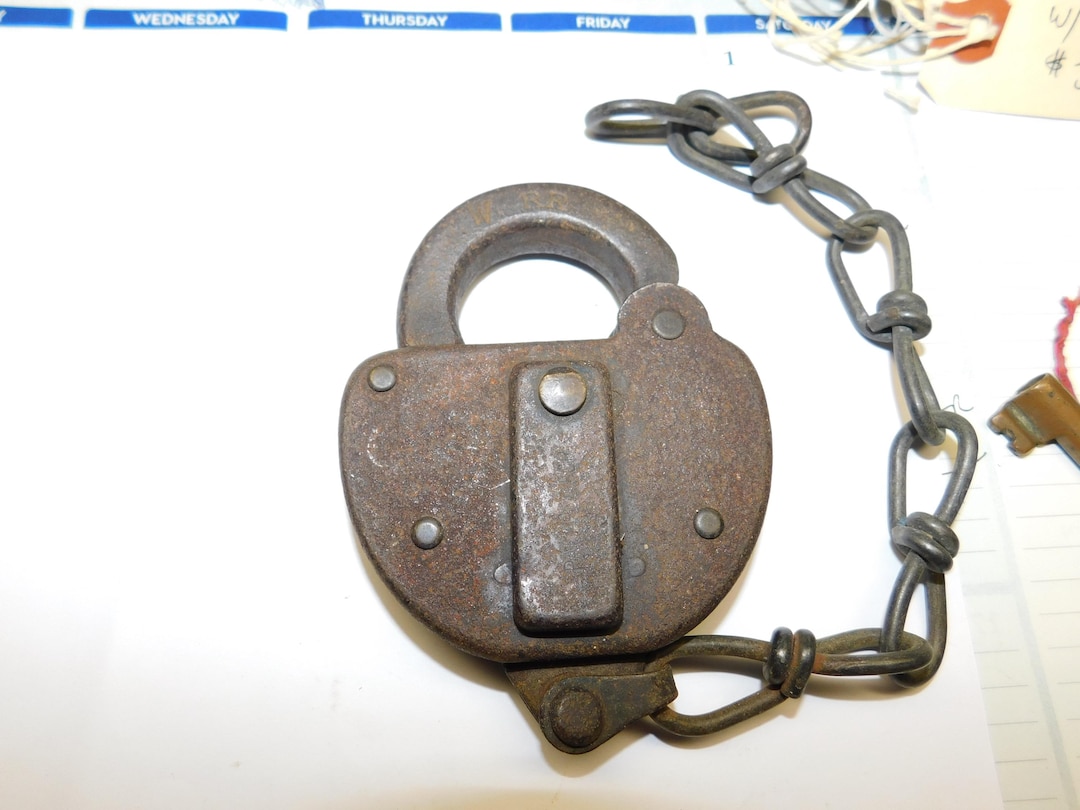 Railroad Switch Lock Marked WRR Made by Wilson Bohannan Co. Possible ...