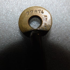 Adlake Mfg. Steel Railroad Switch Padlock and Brass Key Marked CRI&PRR ...