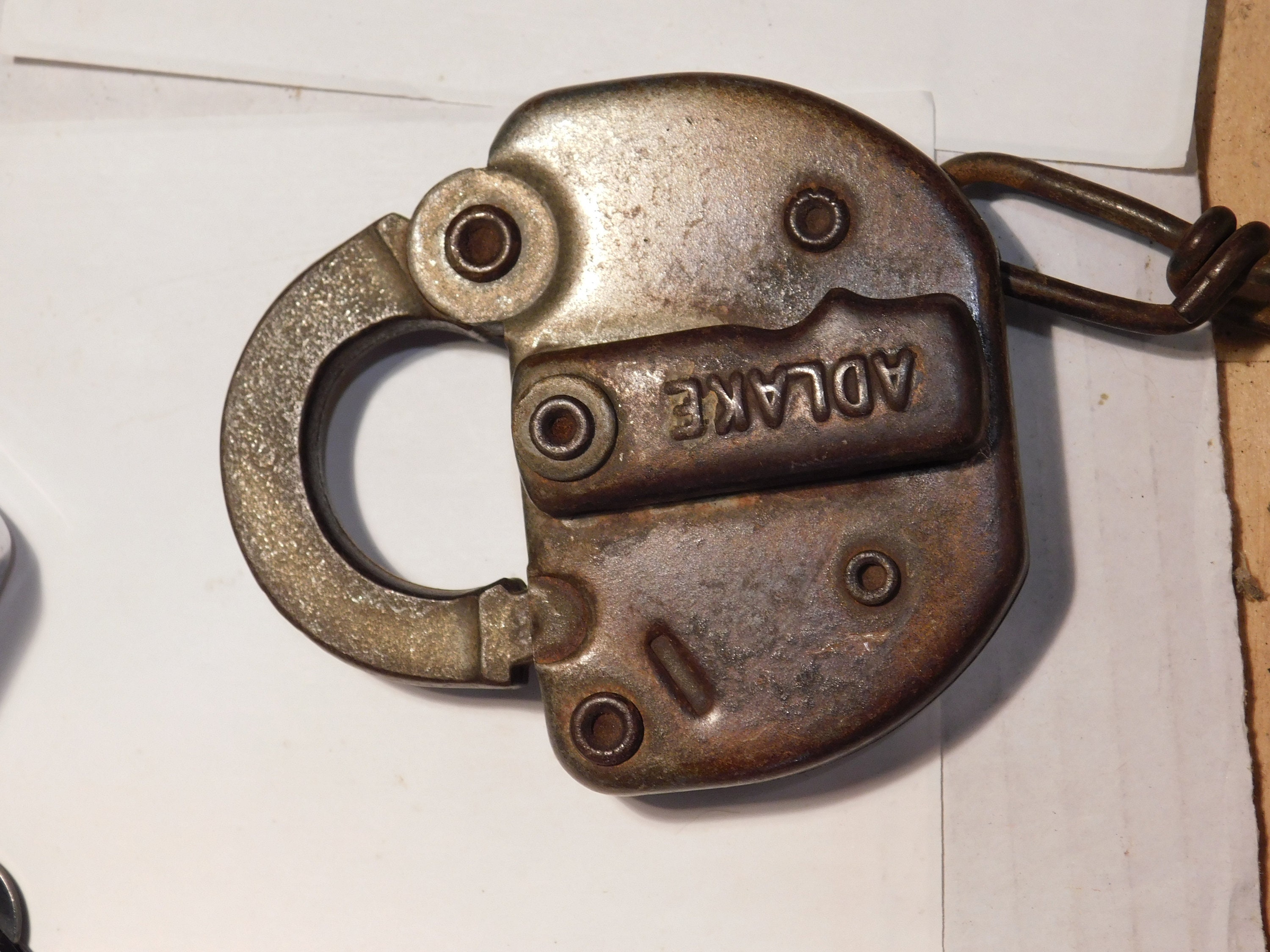 Adlake Railroad Switch Lock Marked NTR 83 - Etsy