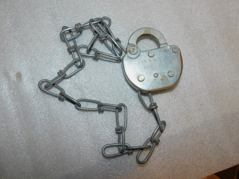 Adlake Railroad Switch Lock Made for ICGRR Illinois Central Gulf ...