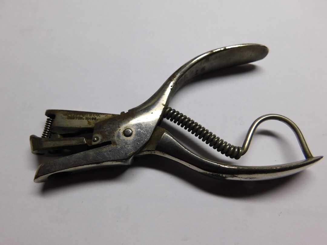 Busby Mfg. Co. Conductor Ticket Punch Model 15 With 528 Punch Railroad ...