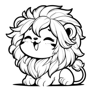 40 Kawaii Animal Coloring Pages for Kids - Cute Animals to Color ...