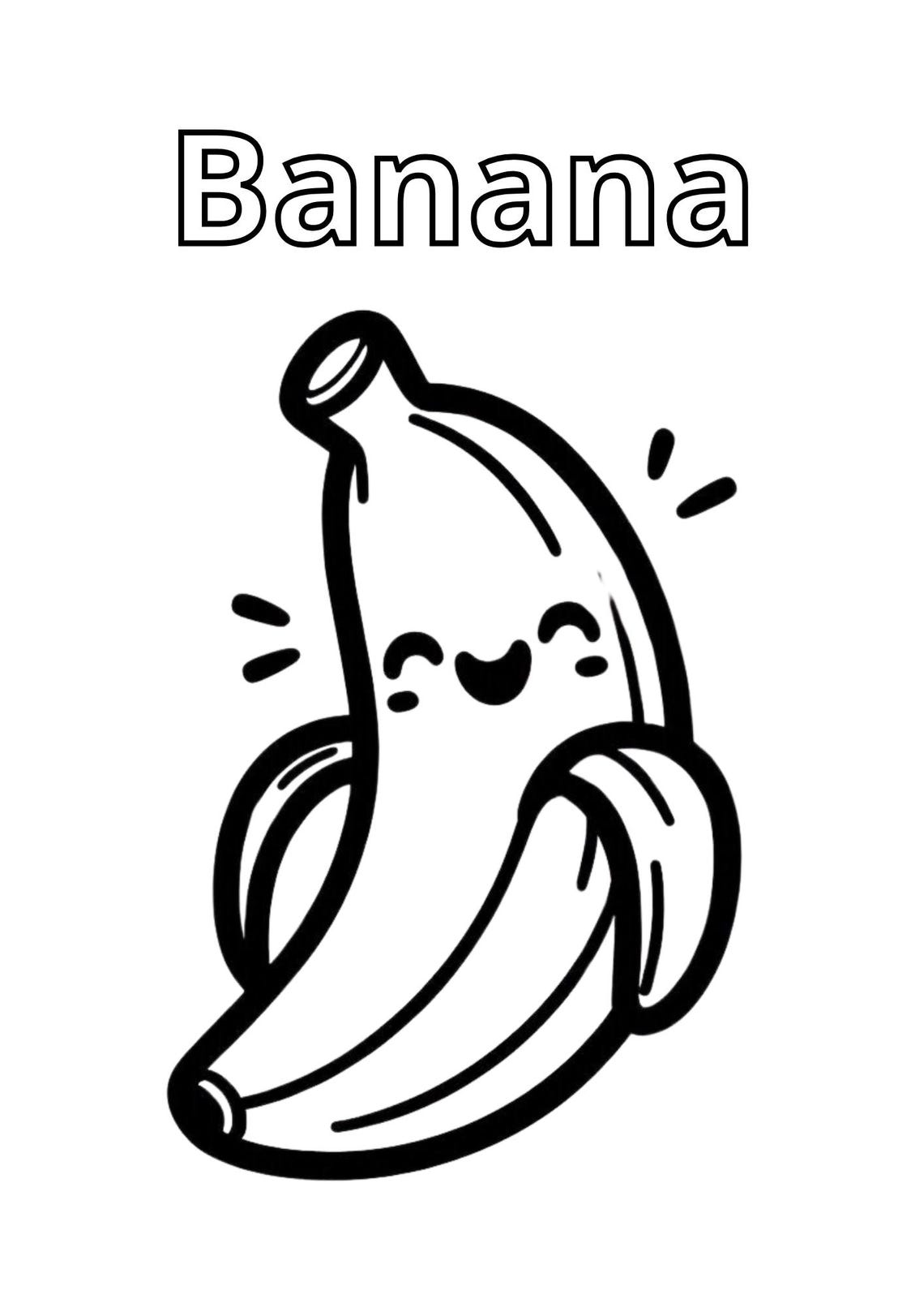 30 Kawaii Fruit Coloring Pages for Kids - Kawaii Fruit Coloring Pages ...