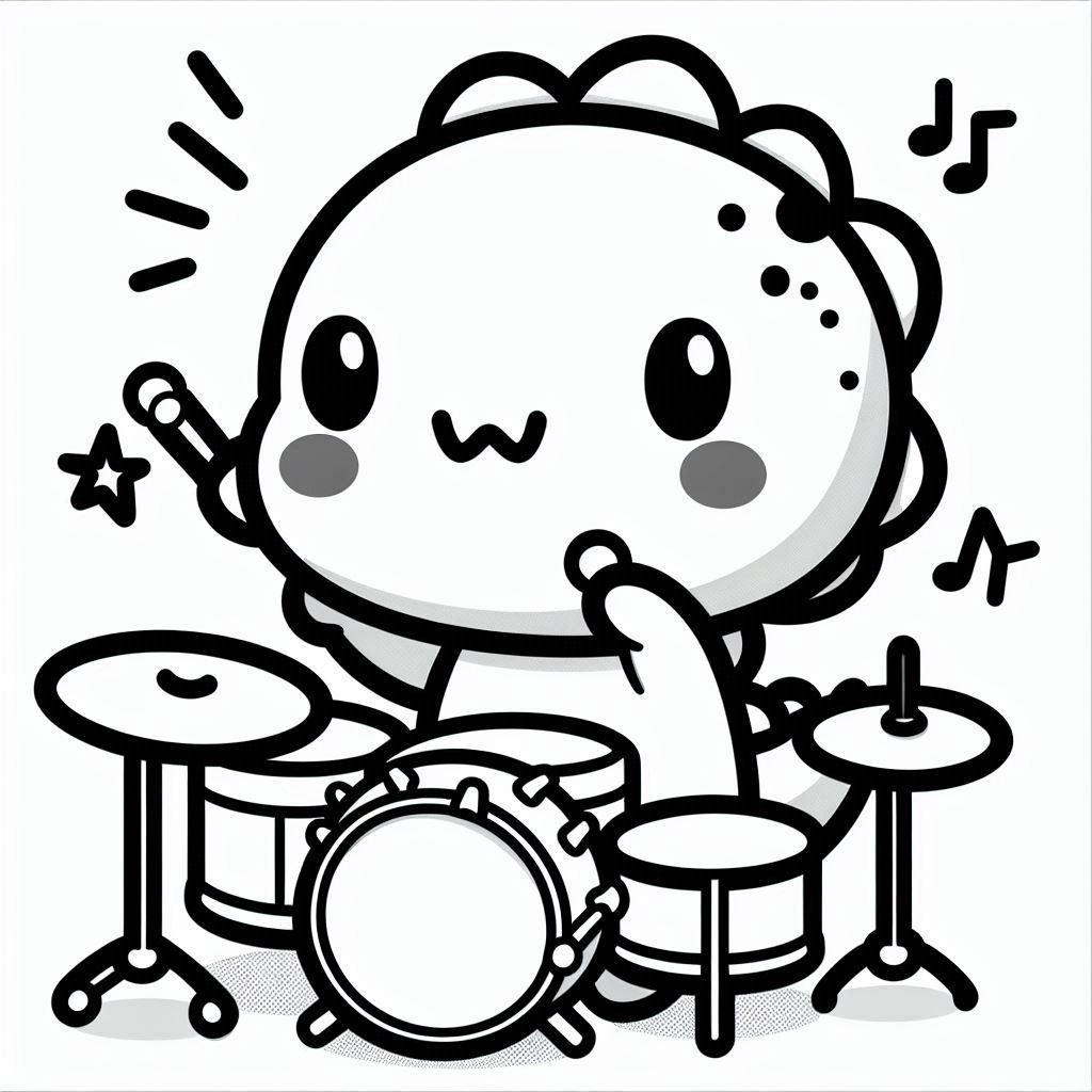 120 Kawaii Baby Dinosaur Coloring Pages for Children. Baby Dinosaur ...