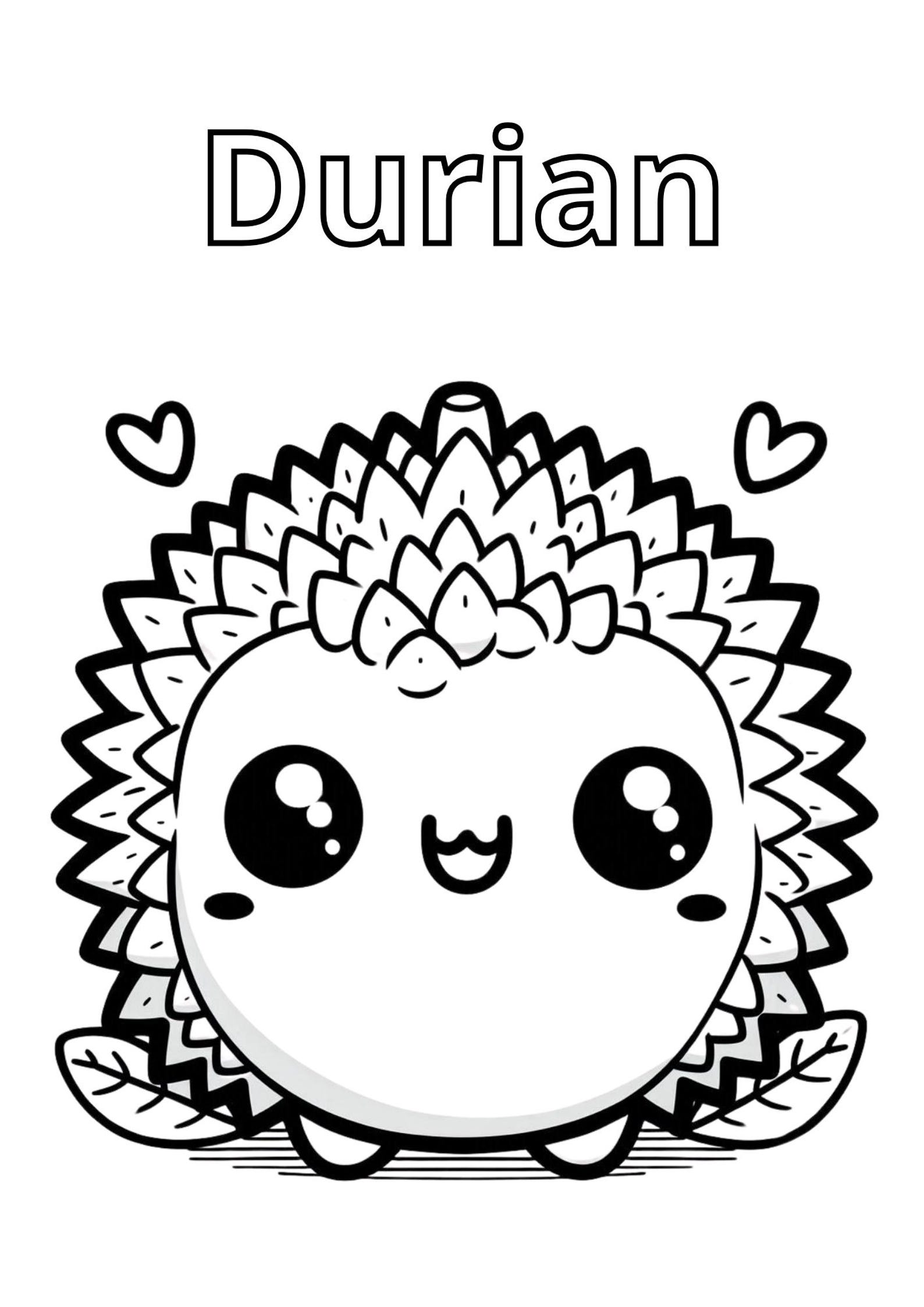 30 Kawaii Fruit Coloring Pages for Kids - Kawaii Fruit Coloring Pages ...