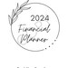 2024 Financial Planning Calendar - Etsy