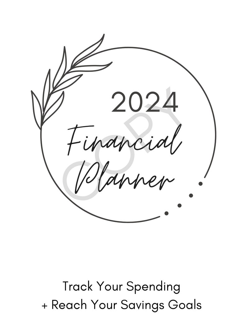 2024 Financial Planning Calendar - Etsy