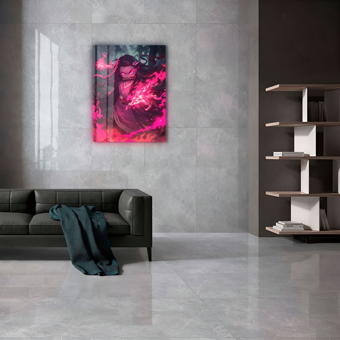 Nezuko Kamado Metal Wall Art, Metal Poster, Metal Sign, Metal Art ...