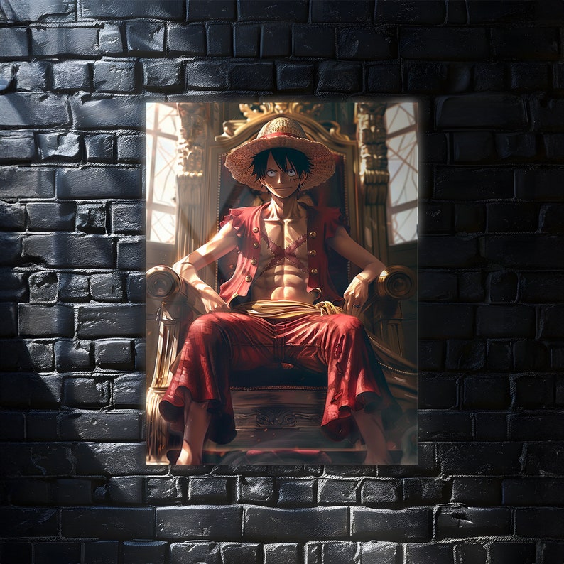 Monkey D. Luffy Metal Wall Art, Metal Poster, Metal Sign, Metal Art ...