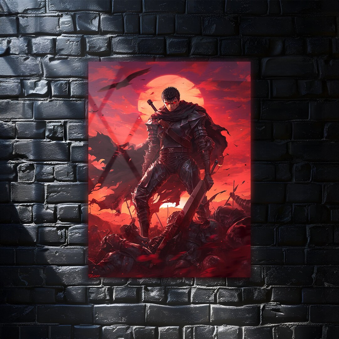 Berserk Guts Metal Wall Art, Metal Poster, Metal Sign, Metal Art ...