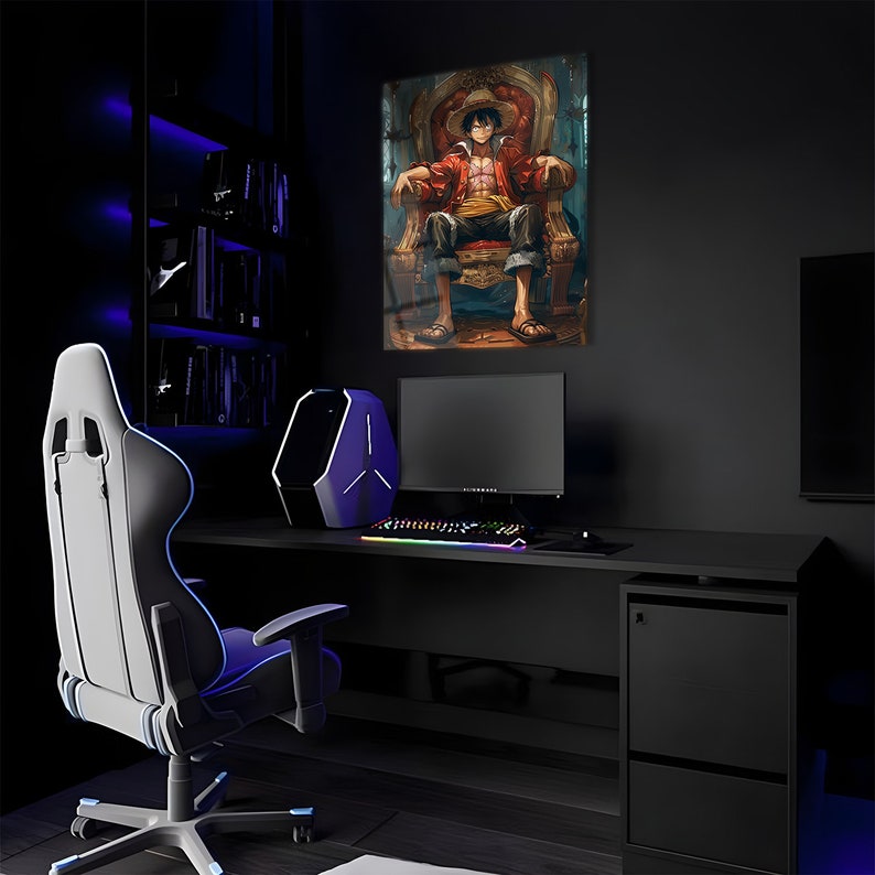 Monkey D. Luffy Metal Wall Art, Metal Poster, Metal Sign, Metal Art ...