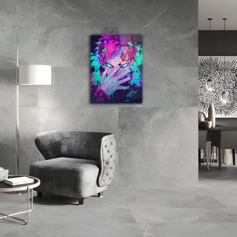 Naruto Gaara Metal Wall Art, Metal Poster, Metal Sign, Metal Art ...