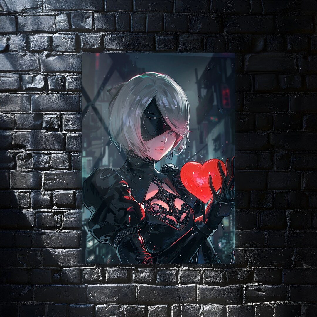 Nier Automata Metal Wall Art, Metal Poster, Metal Sign, Metal Art ...