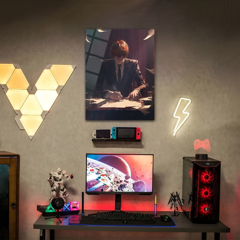 Light Yagami Metal Wall Art, Metal Poster, Metal Sign, Metal Art ...