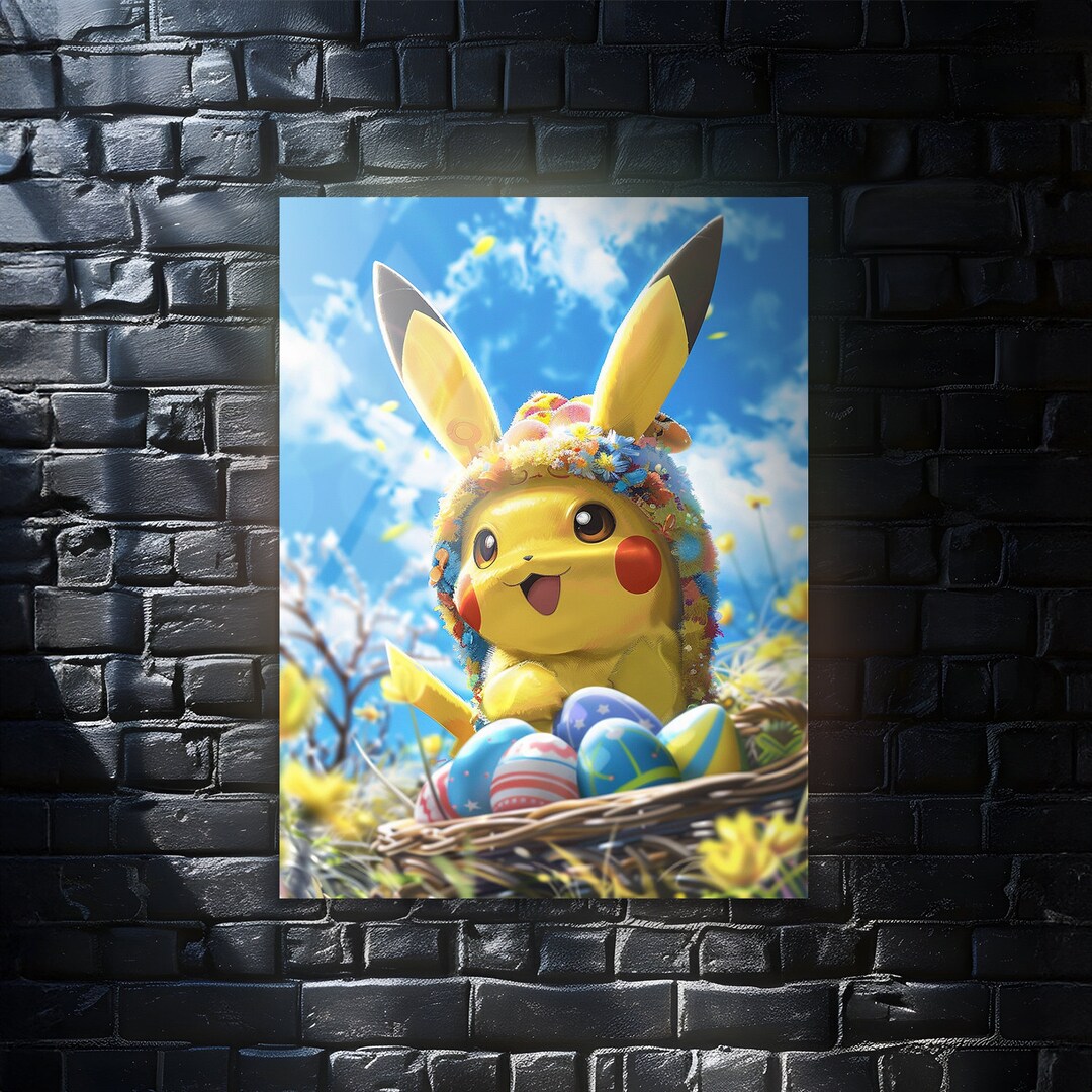 Pokémon Pikachu Metal Wall Art, Metal Poster, Metal Sign, Metal Art ...
