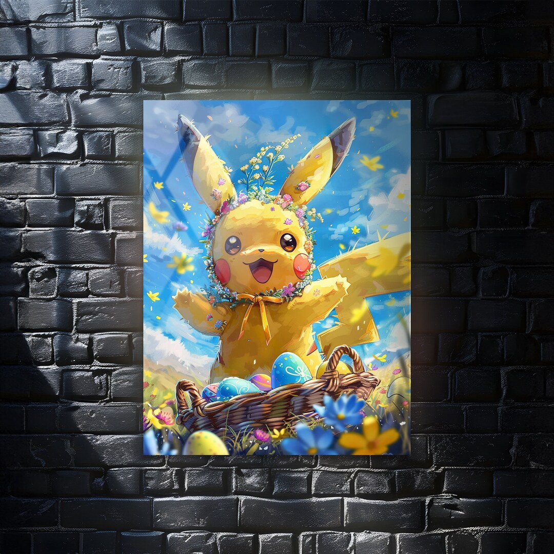 Pokémon Pikachu Metal Wall Art, Metal Poster, Metal Sign, Metal Art ...