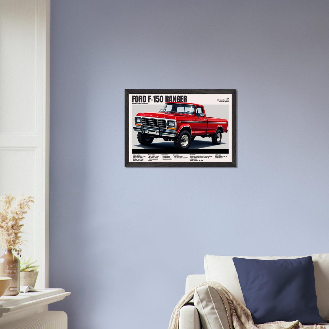 1979 Ford F-150 Ranger Poster – Vintage Pickup Truck Wall Art, Retro ...