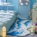 Handmade Ocean Waves Rug , Bedroom Rugs, Bedroom Decoration, Living ...