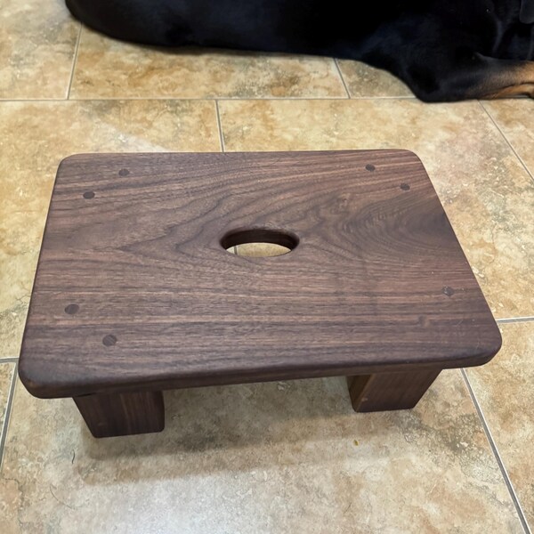 Wooden Footstool - Etsy