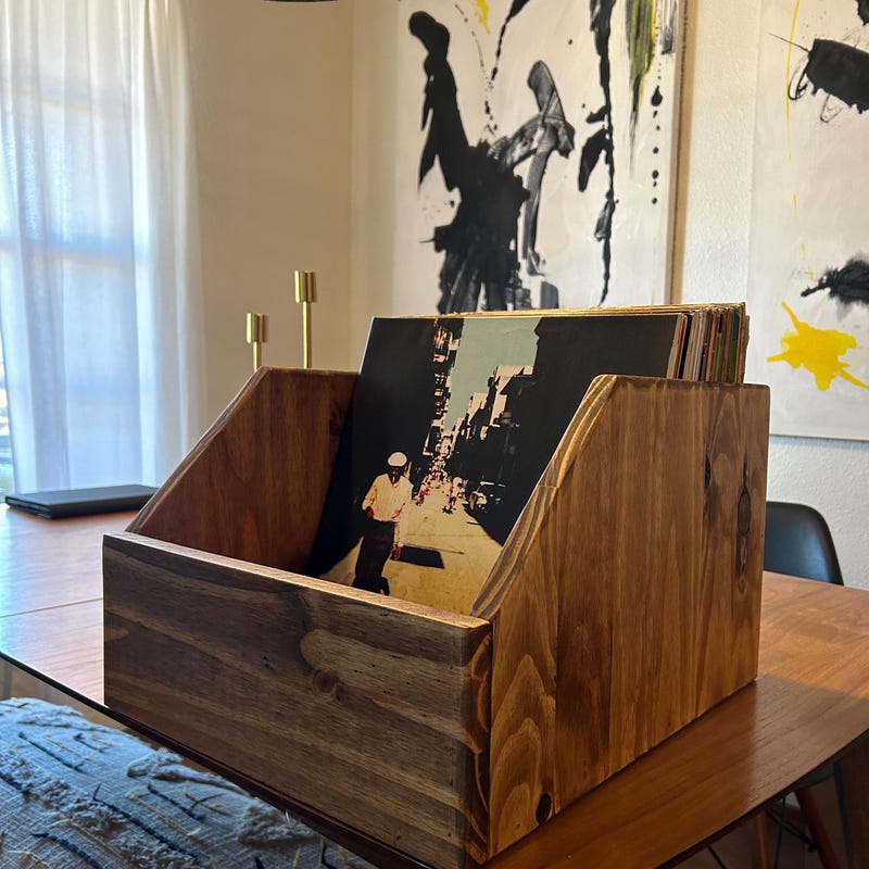 Record Crate - Etsy
