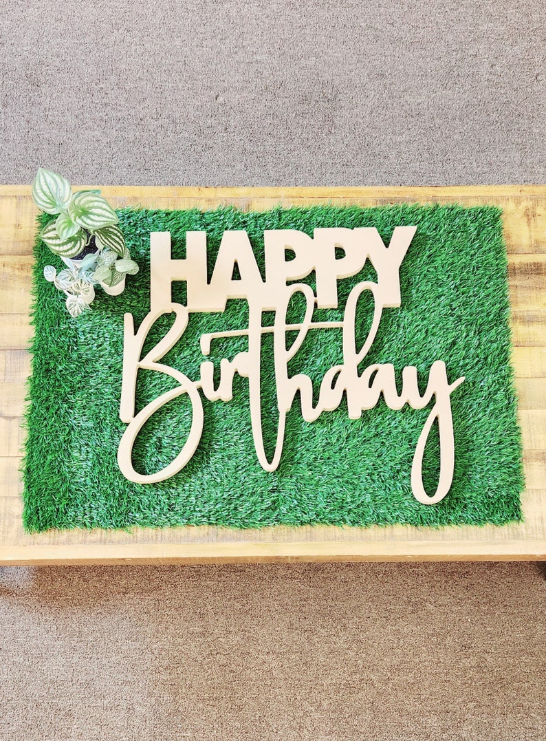 Happy Birthday Custom Sign - Etsy