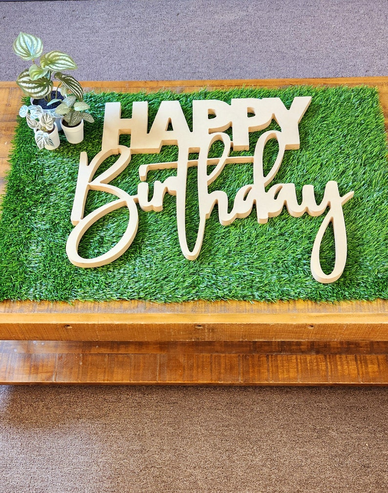 Happy Birthday Custom Sign - Etsy