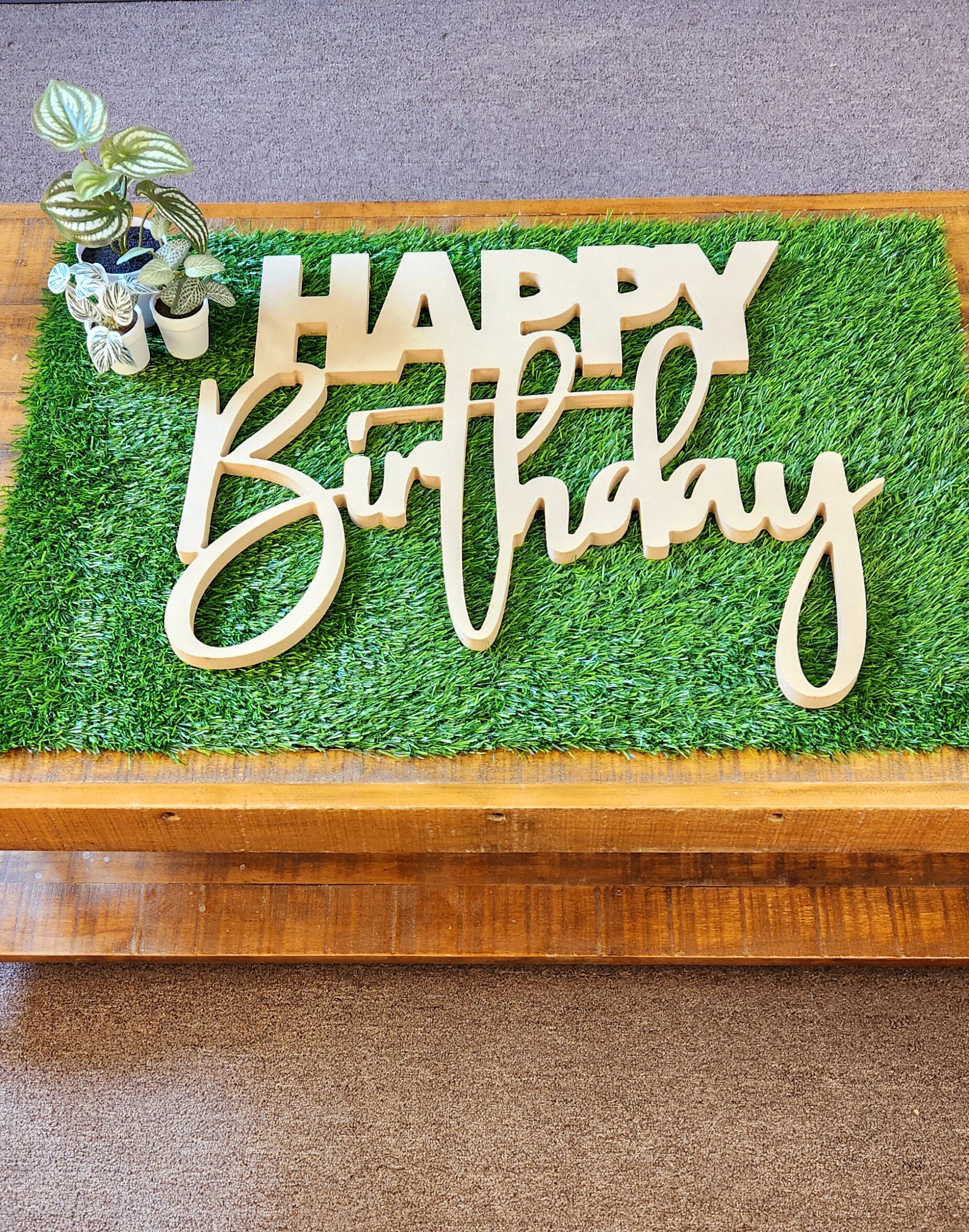 Happy Birthday Custom Sign - Etsy