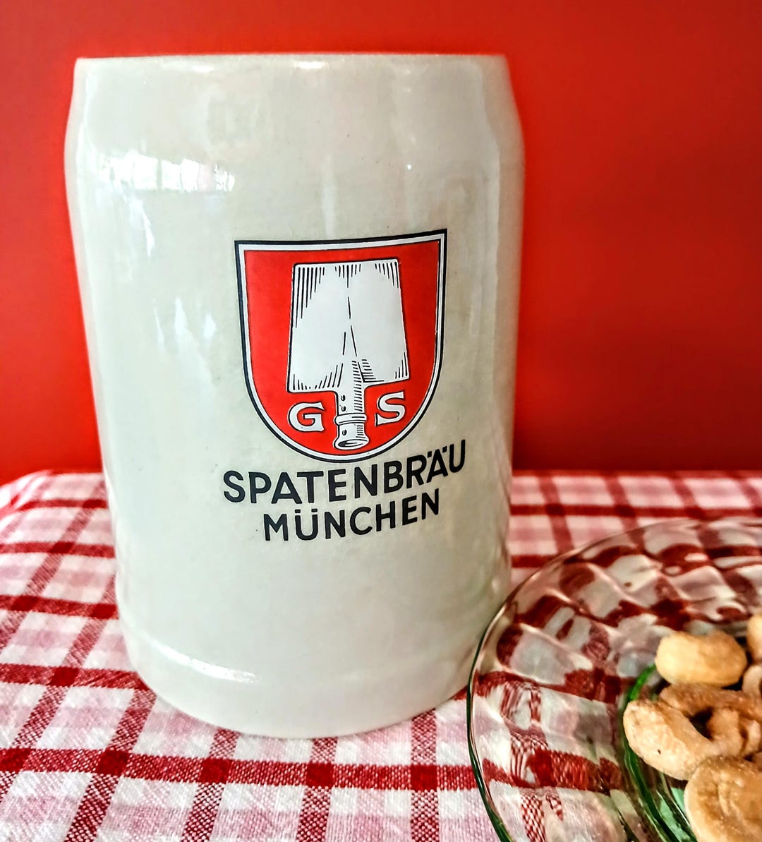 VTG Westerwalder Stoneware Spatenbrau Munchen 0.5 L Stein - Etsy