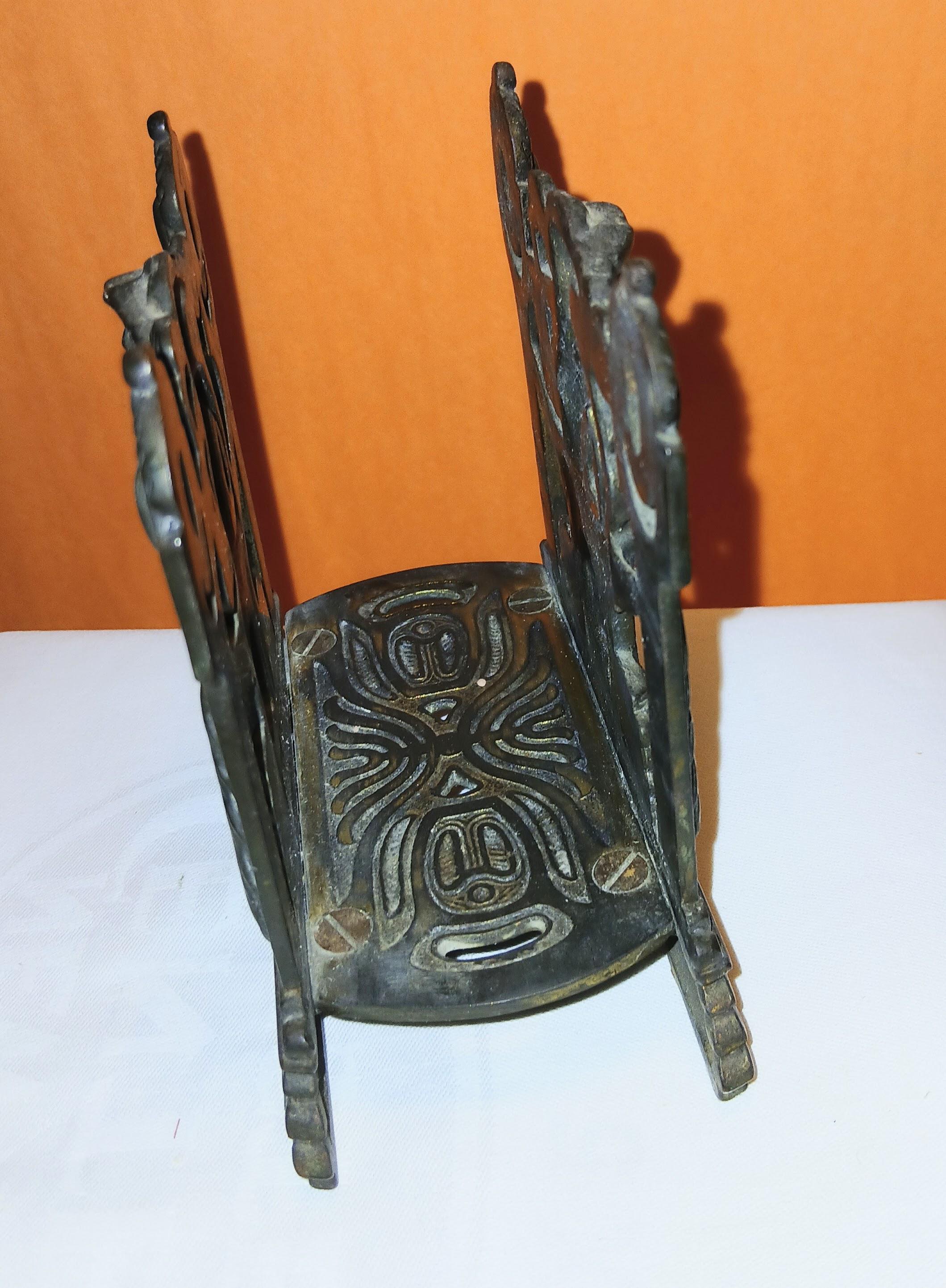 Vintage Judd Mfg Cast Iron, Bronze Finish Letter Holder - Etsy