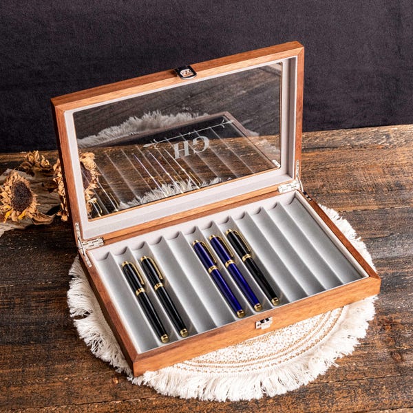 Wood Pen Case - Etsy