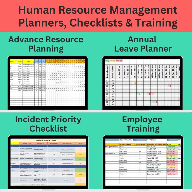 Project Stakeholder and Resource Management Template, Project ...