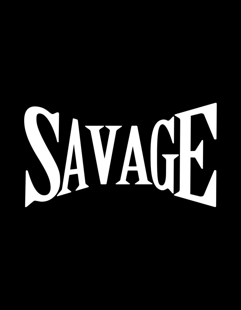 SVG Tshirt Savage - Etsy