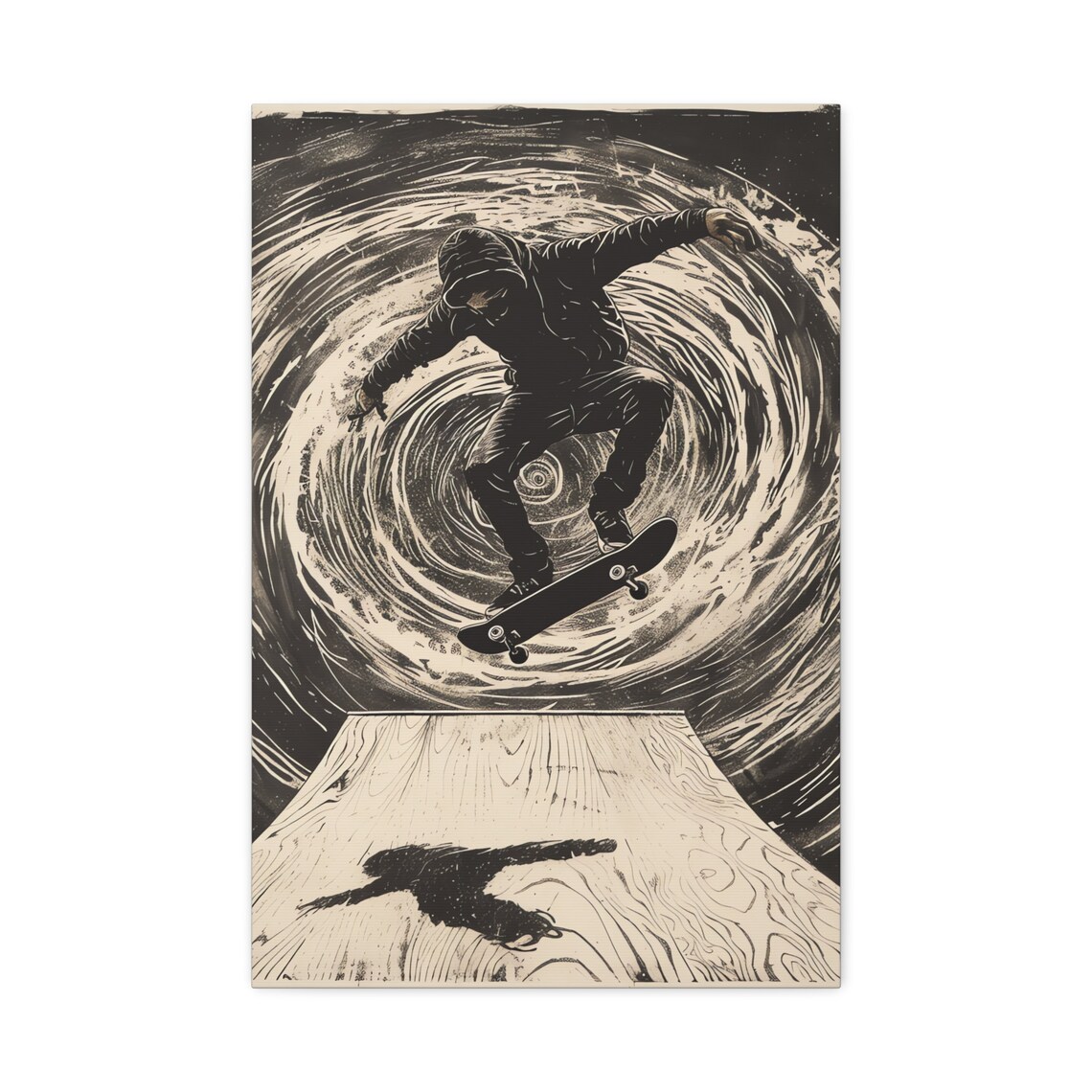 Psychedelic Skateboard Ramp Poster Award-winning Design Stanley ...