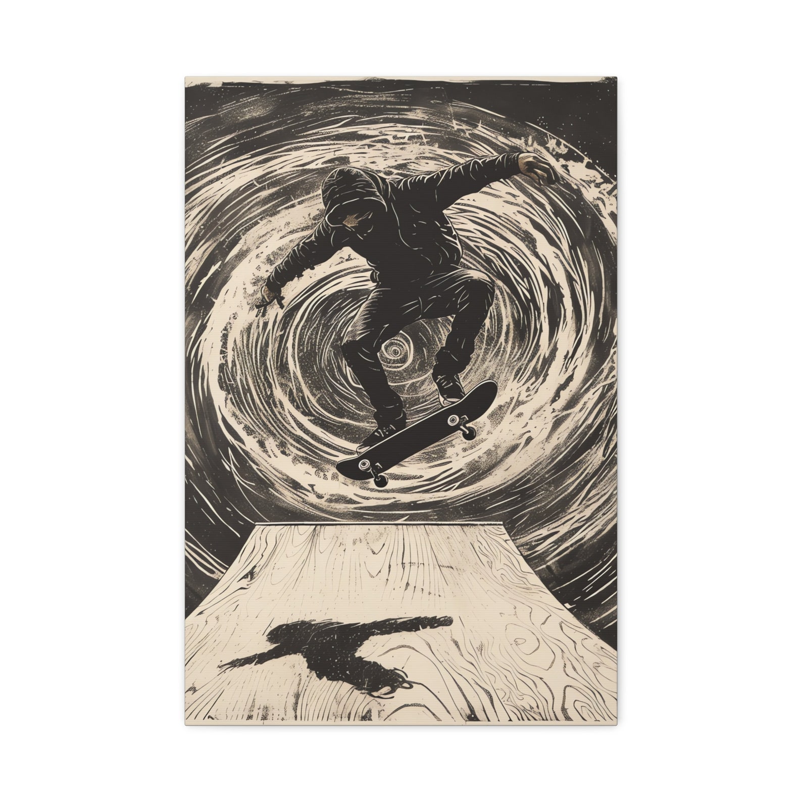 Psychedelic Skateboard Ramp Poster Award-winning Design Stanley ...