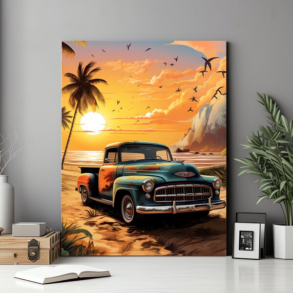 Airbrush Beach Scene - Etsy