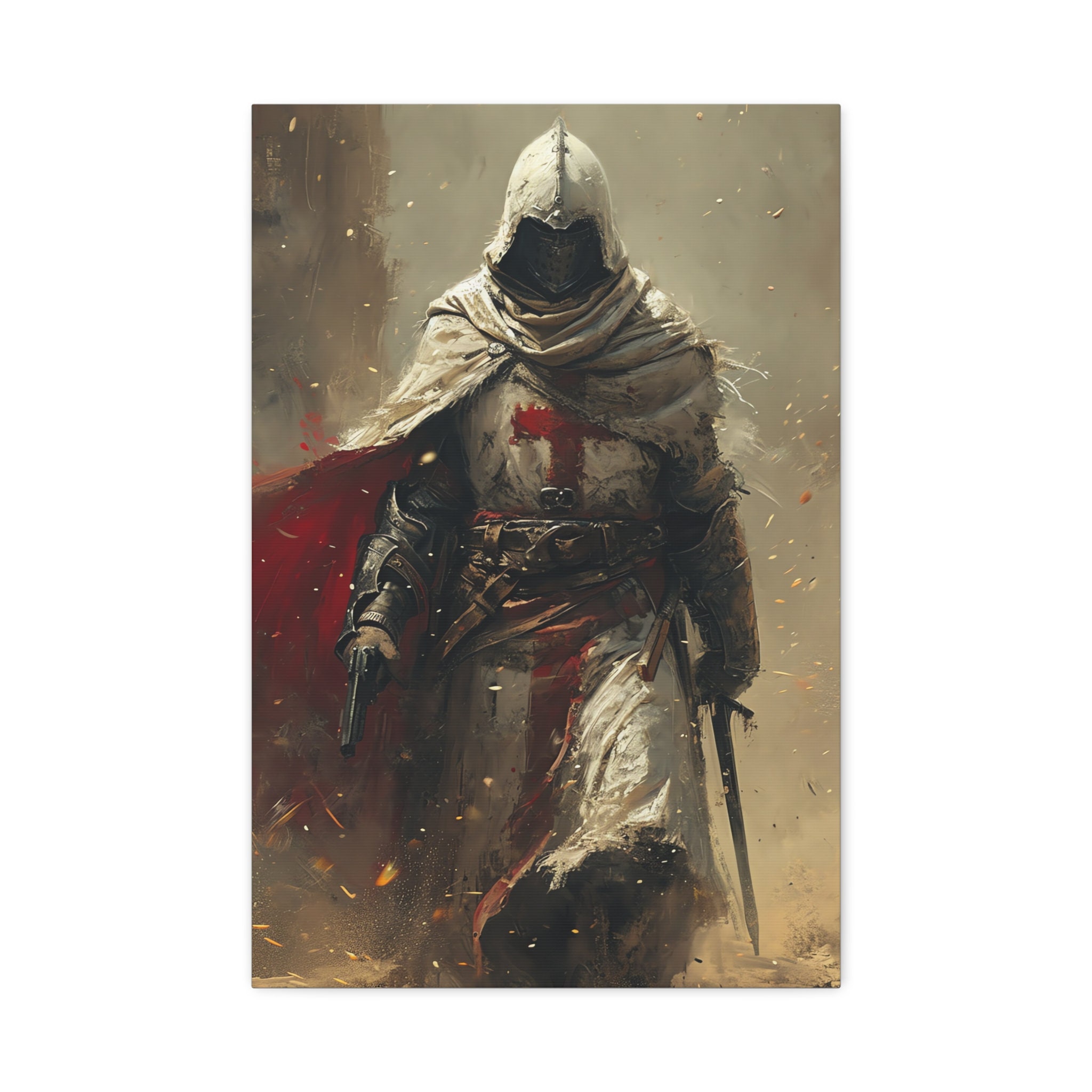 Medieval Knight Sword Art Templar Crusader Concept Cgsociety Contest ...